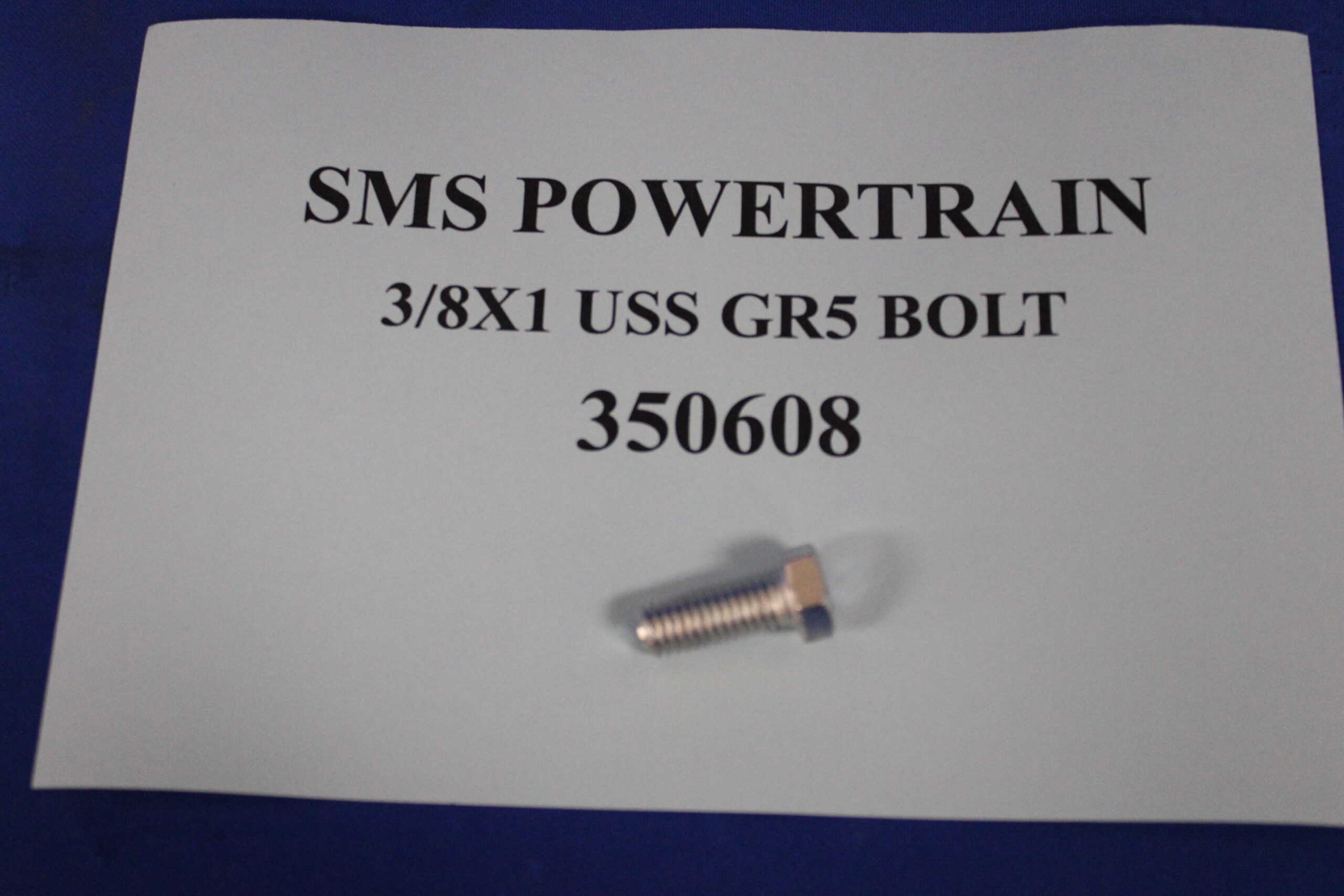 3/8x1 USS GR5 BOLT - SMS Power Train & Hardware